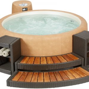 Polyrattanumrandung • Softub Whirlpools